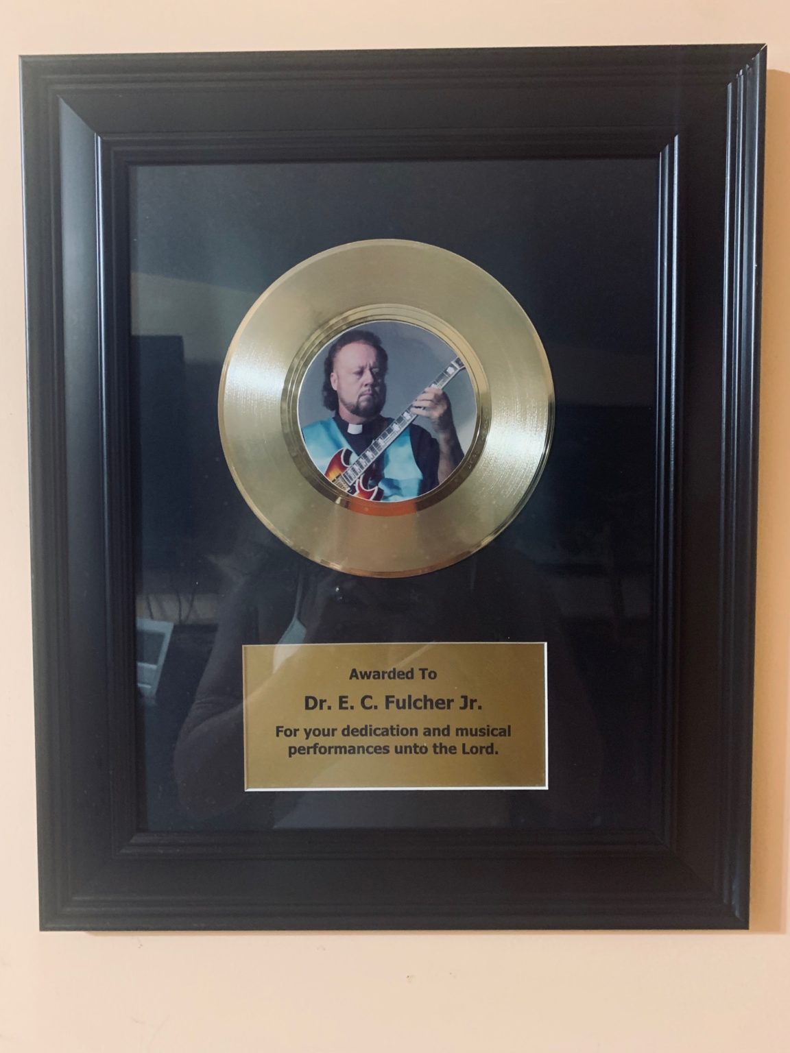 Gold Record Award - Dr. E.C. Fulcher, Jr.